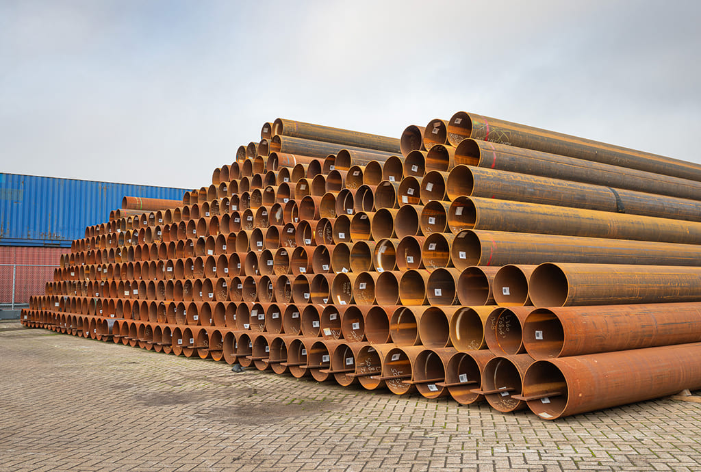 Stahlrohre - Ø 508,0 x 6,30 mm - 4.200 Meter | Solines GmbH